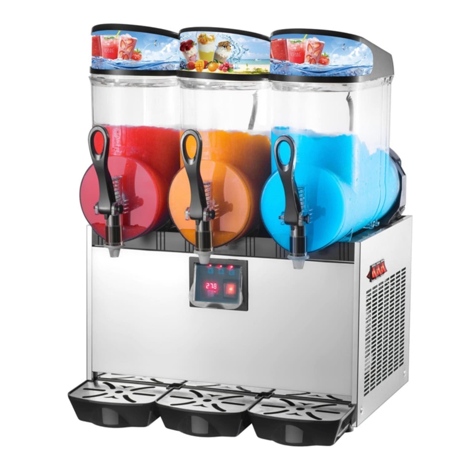 2-barrel (Double) Slush Puppy Machine - *PREMIUM* - Boss Catering Equipment