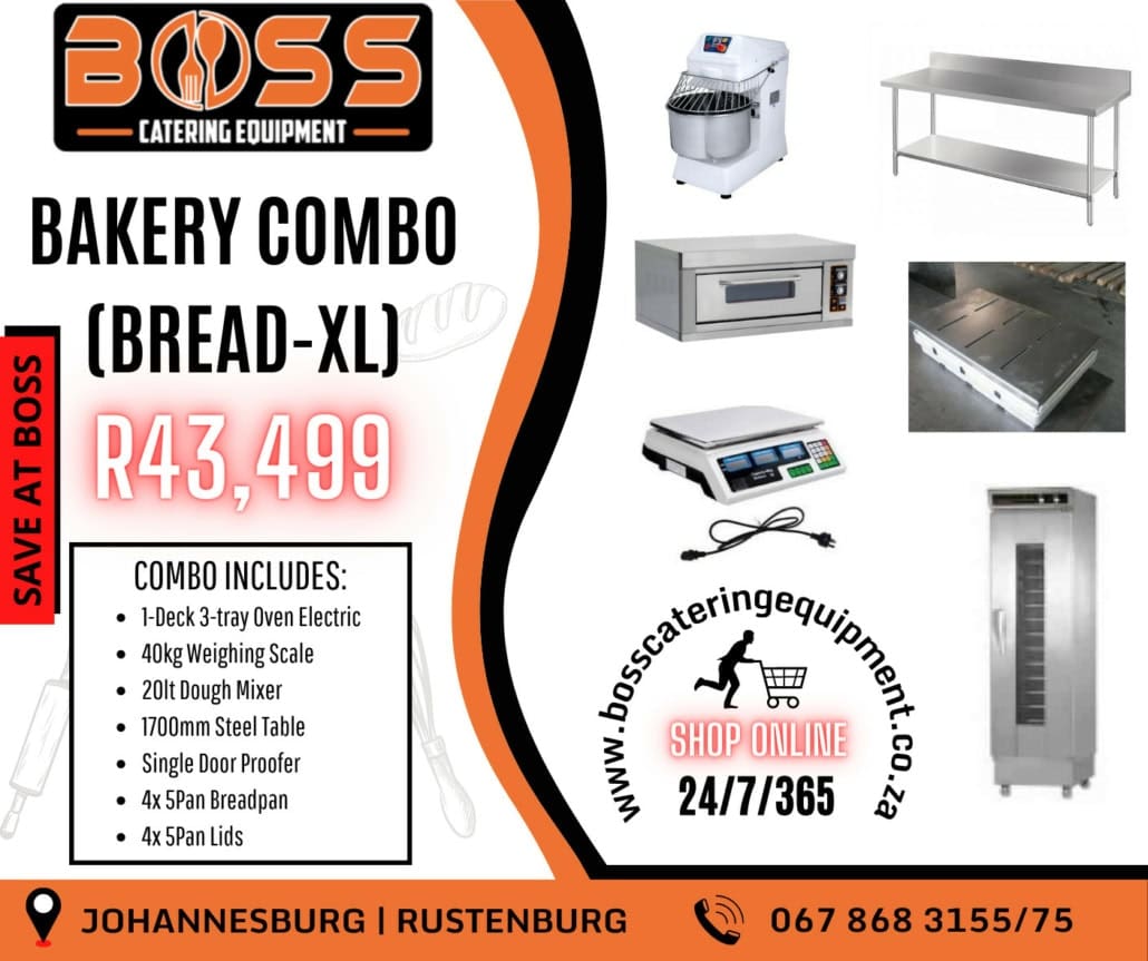 Bakery Equipment Combo - Bread Xl Combo - Boss Catering Equipment