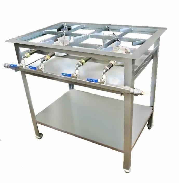 4-burner Staggered Boiling Table / Gas Stove (Heavy Duty) - Boss ...