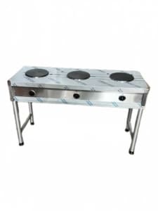 3-plate Industrial Electric Stove - Boss Catering Equipment