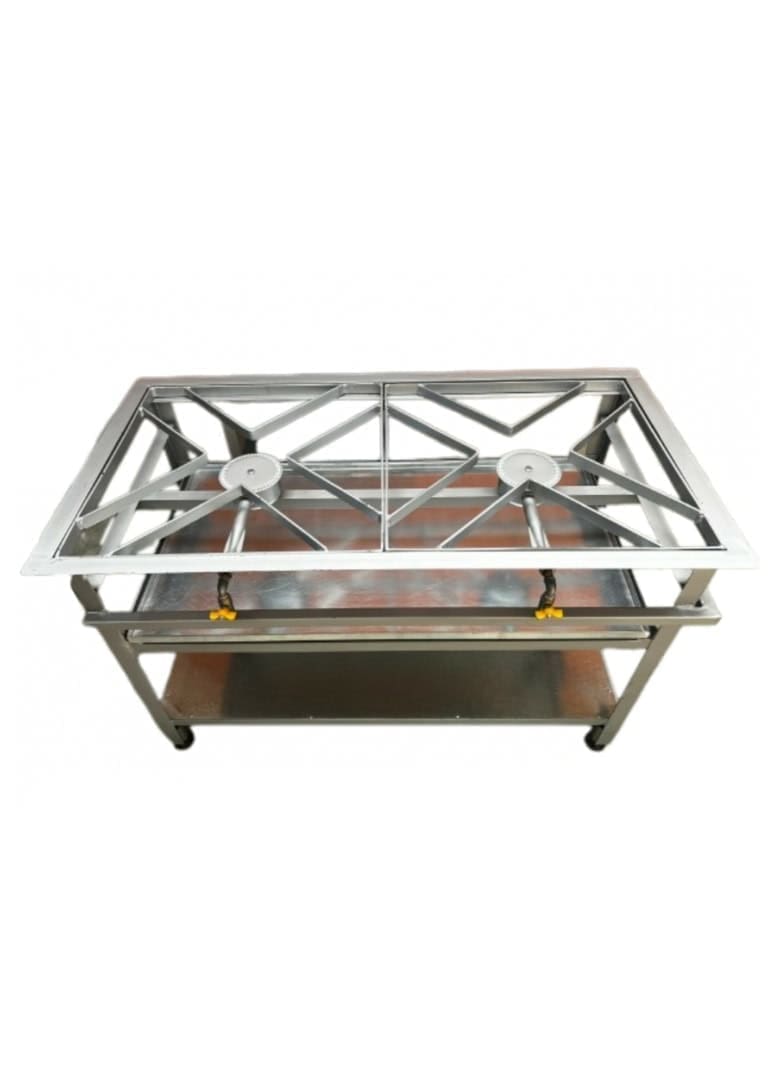 2-burner Boiling Table / Gas Stove 55cm X 55cm Plates (Heavy Duty ...