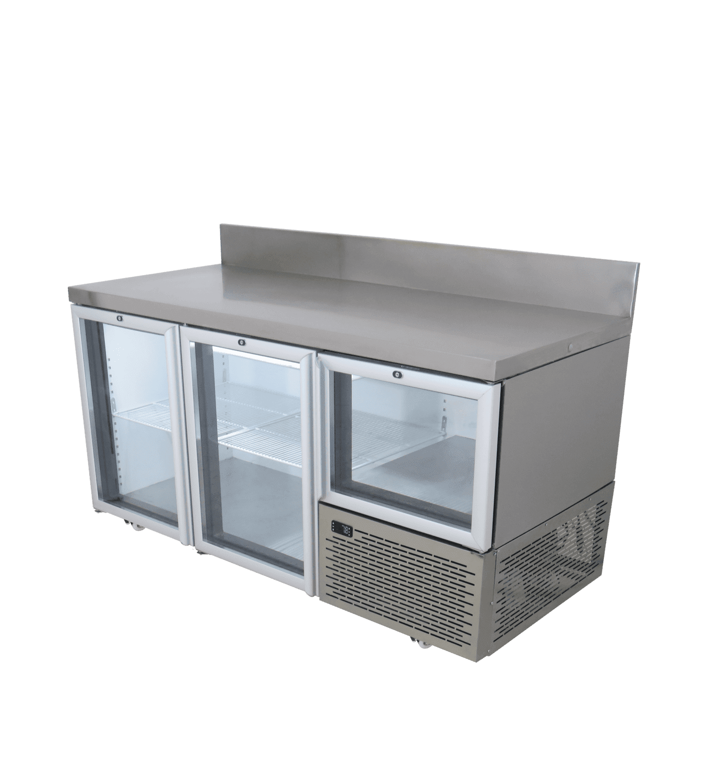 Fridgestar Underbar 2.5 Door - Glass Display - With Splashback - Boss ...