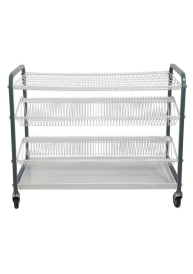Mobile Floor Standing Crockery Rack / Dish Rack- (300 Piece - 106 Large ...