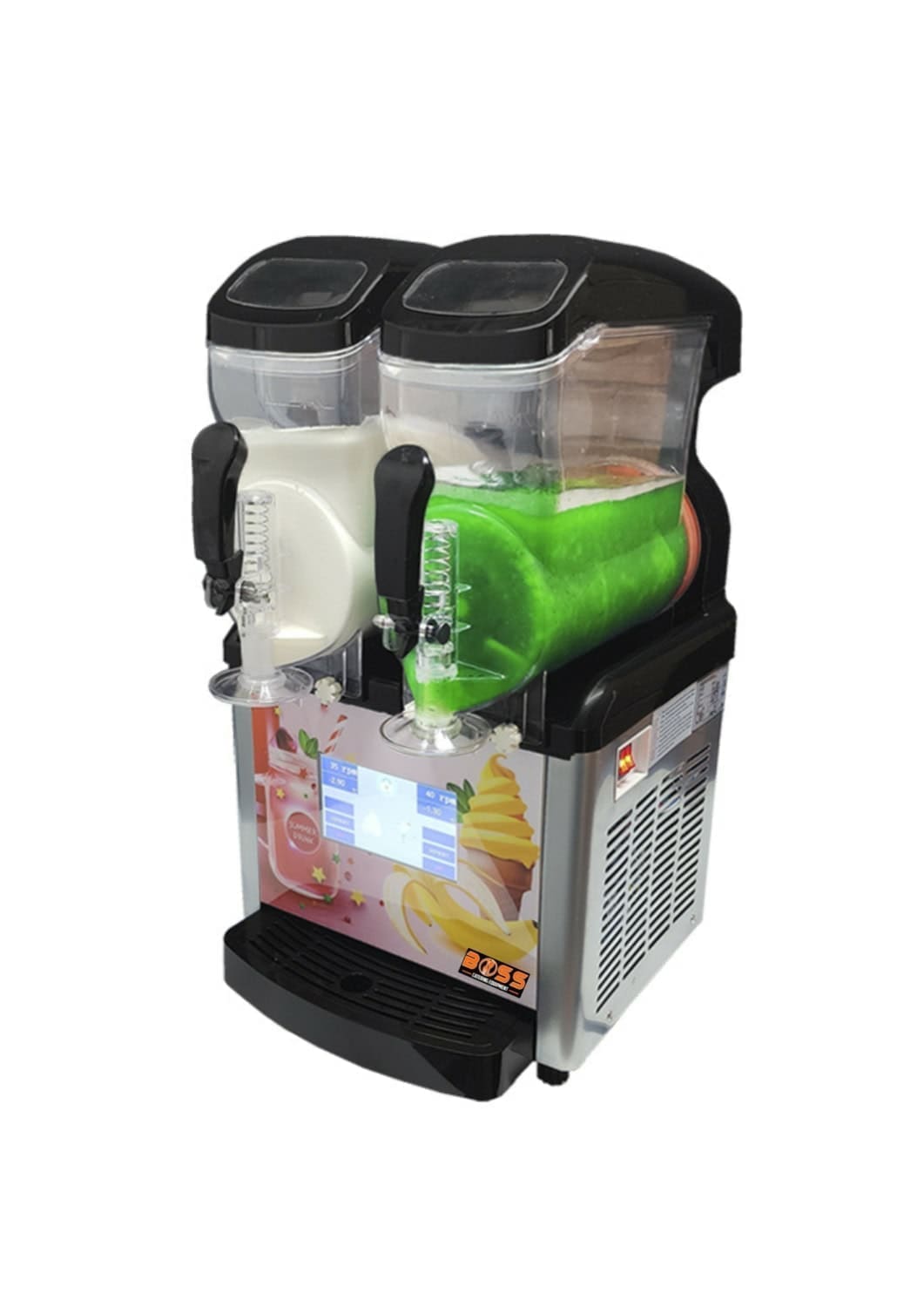 Dual Slush And Ice Cream Soft Serve Machine - Boss Catering Equipment