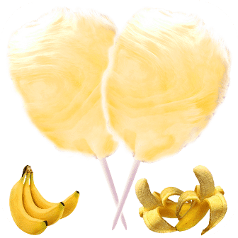 Banana Candyfloss Sugar - 1.5KG | Boss Catering Equipment | Best Prices!