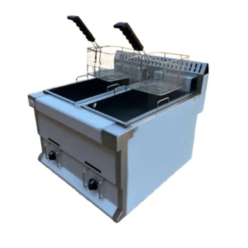 Dual Fryer (Gas And Electric Fryer) 2X6LT – Boss Catering Equipment